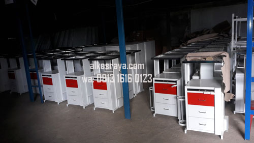 Trolley Emergency Besi - Produsen Peralatan dan Furniture Rumah Sakit Bogor